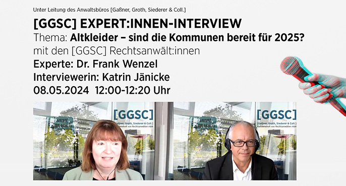 Altkleider vor Gericht – und als Gesprächsthema beim 17. [GGSC] Expert ...